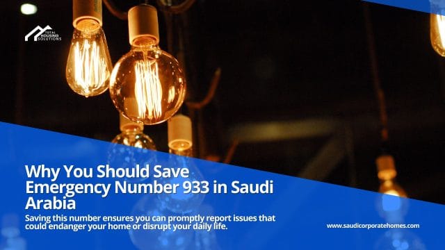 Why You Should Save Emergency Number 933 in Saudi Arabia